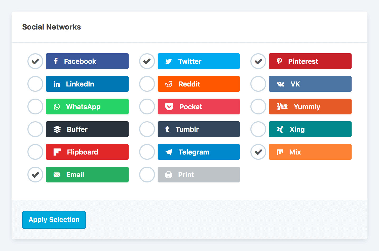 How to add social sharing buttons as a floating sidebar - Hubbub