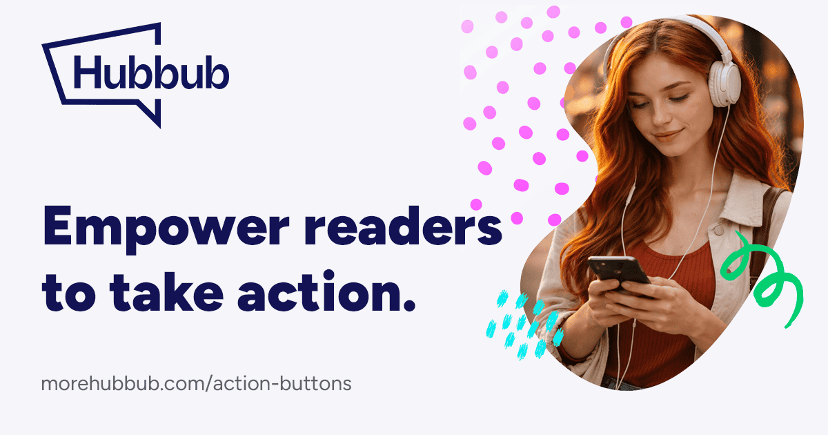 Action Buttons - Hubbub